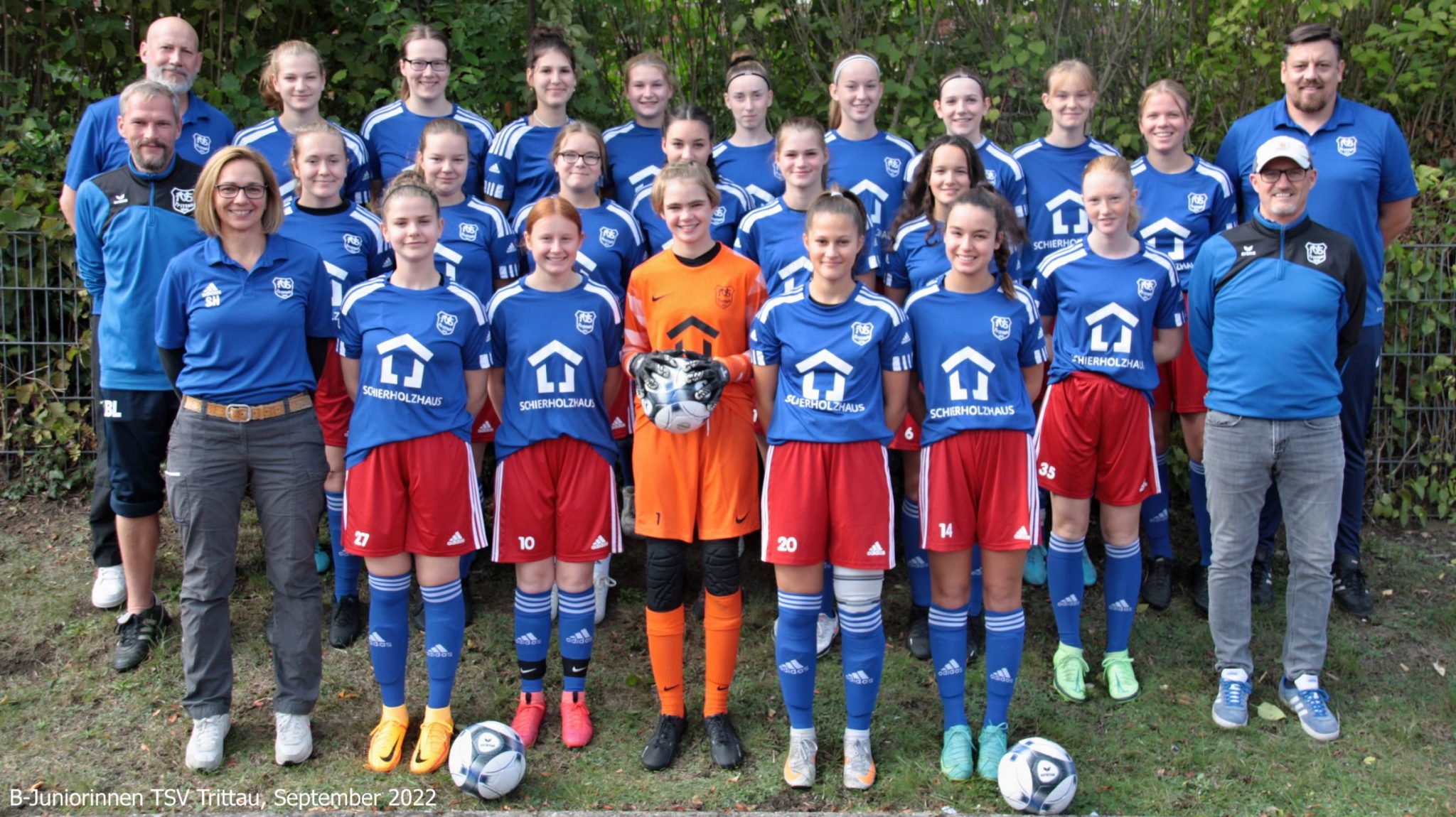 Die Damen und Juniorinnen Fußballerinnen des TSV Trittau